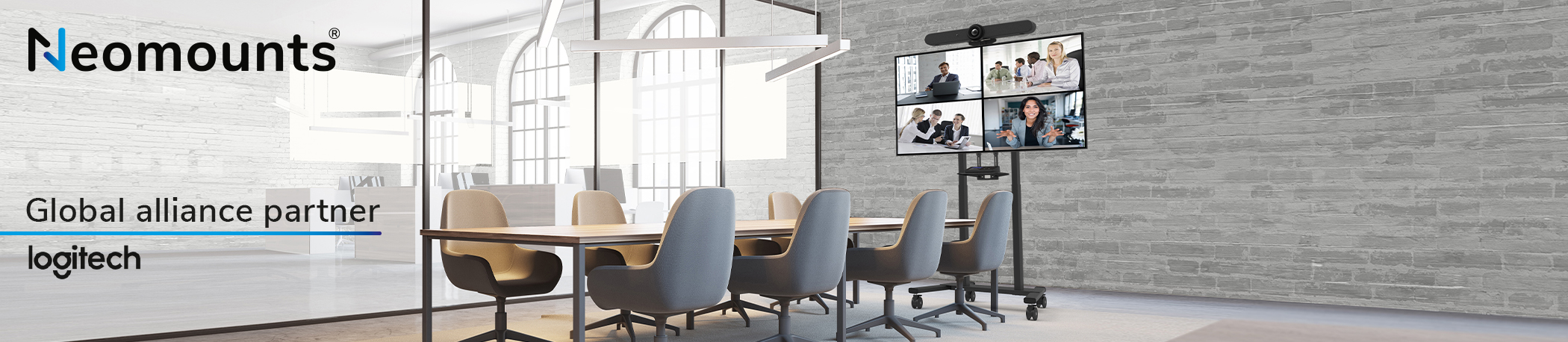 Neomounts | Logitech partner products