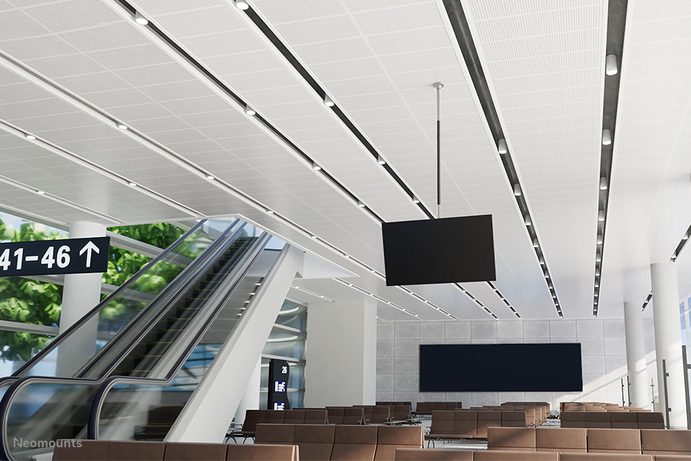 NS-EP100BLACK - Neomounts extension pole ceiling mount - Neomounts