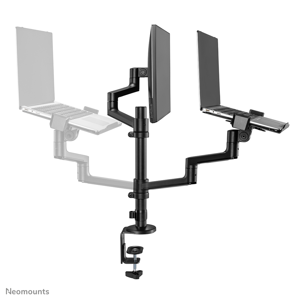 DS20-425BL2 - Neomounts DS20-425BL2 Monitor arm with laptop holder 17-2