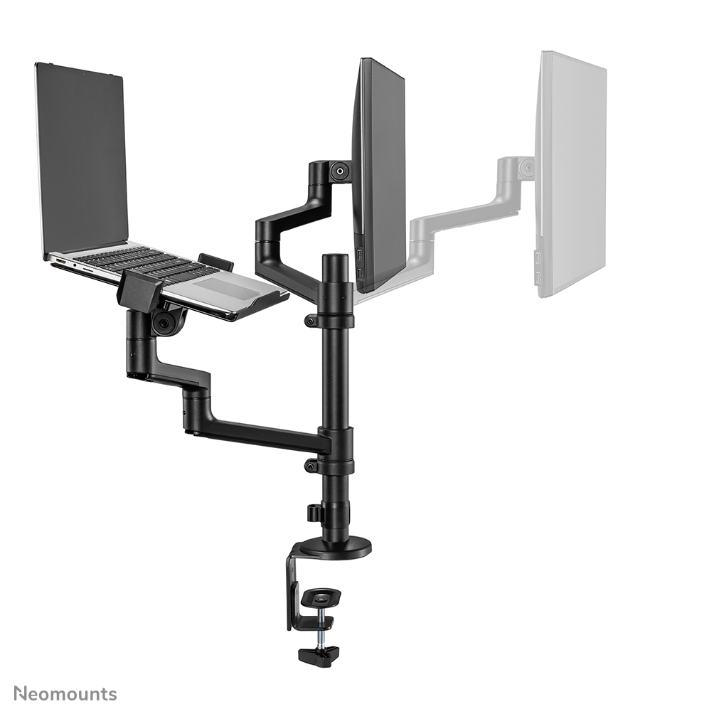 DS20-425BL2 - Neomounts DS20-425BL2 Monitor arm with laptop holder 17-2