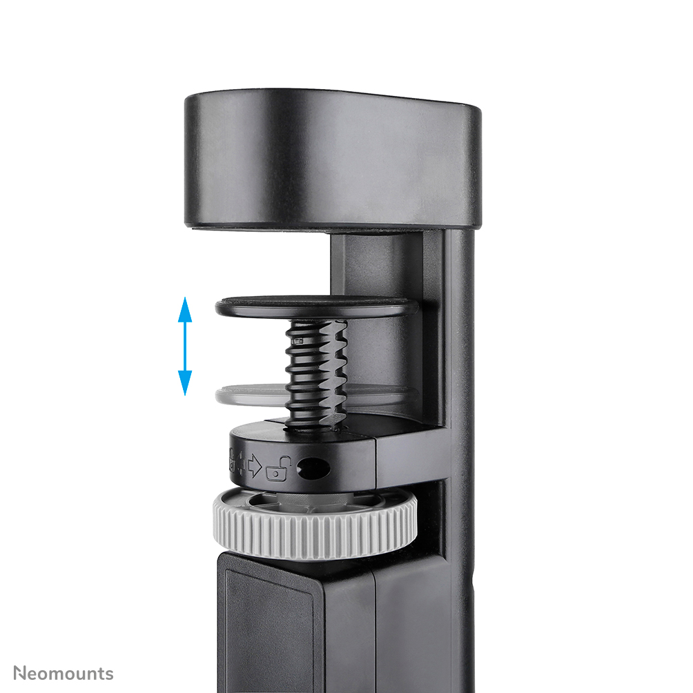 DS22-840BL6 - Neomounts DS22-840BL6 Desk socket with clamp and USB-C an
