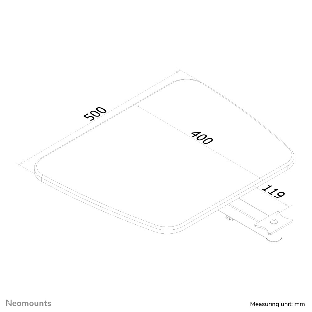 PLASMA-ME-SHELF - Neomounts PLASMA-ME-SHELF Multimedia holder - Neomoun